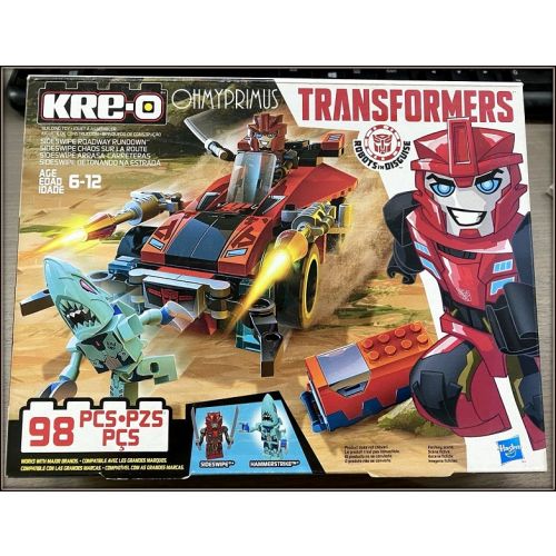 IN STOCK Kre O KreO Hasbro Transformers Robots In Disguise Sideswipe Roadway Rundown Set